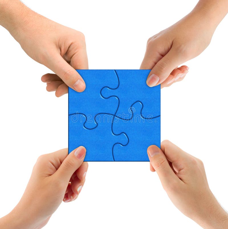 Hands and puzzle stock photo. Image of couple, decisions - 10456488
