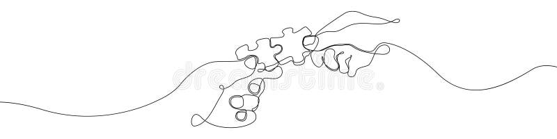 Continuous Line Hands Build Stock Illustrations – 13 Continuous Line ...