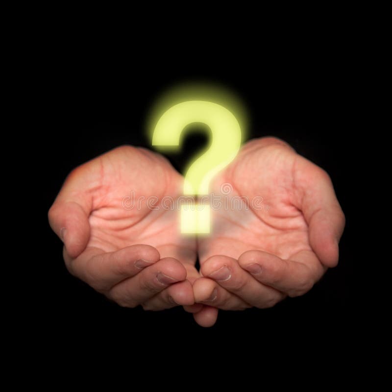 This is the question stock image. Image of isolated, color - 1102561