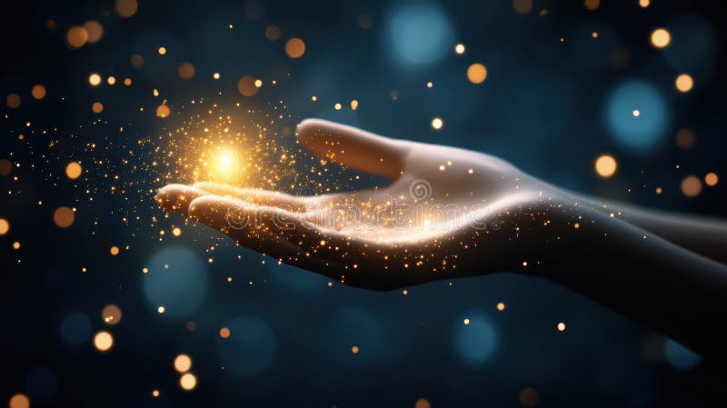 Hands of Radiance Capturing the Light within, a Realm of Possibility ...