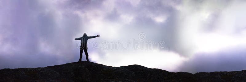 Hands Up High stock photo. Image of adventure, doodluck - 87560786