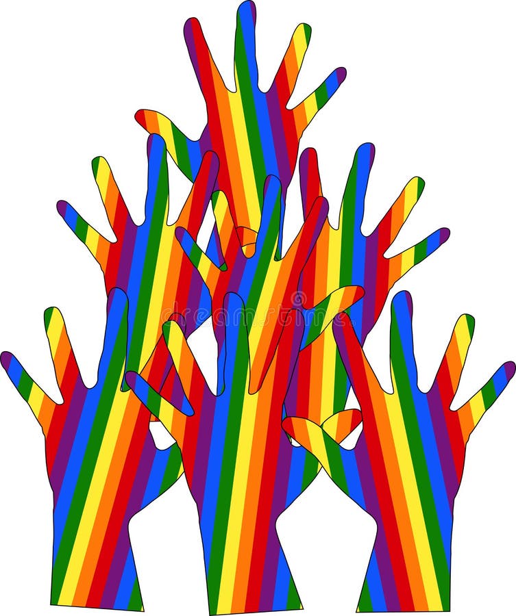 Hands reach up stock vector. Illustration of gender - 106157434