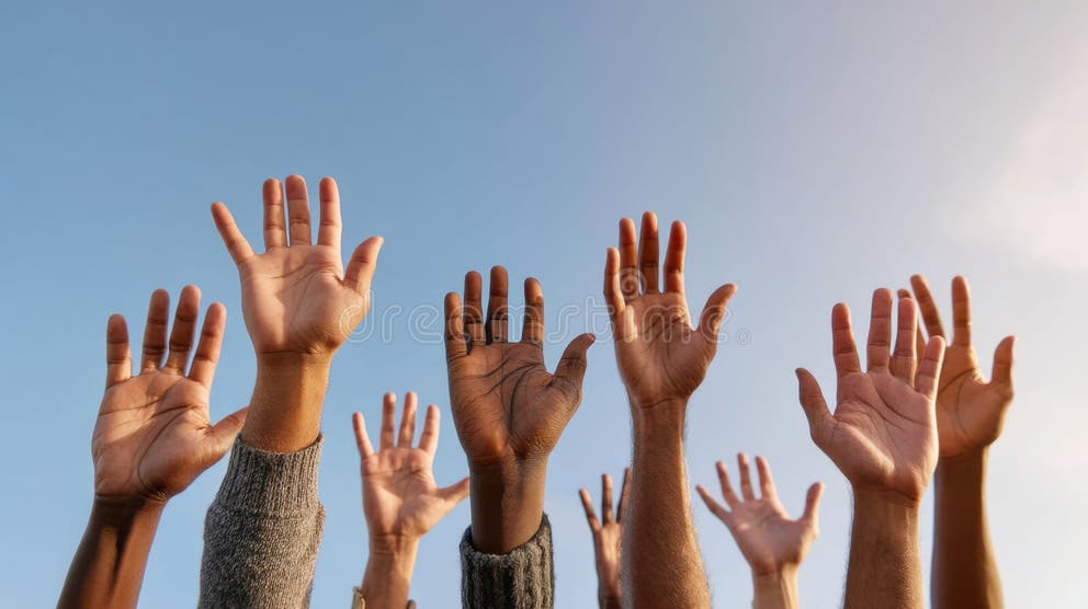 Hands Reaching for a Better Future: a Powerful Symbol of Unity and ...