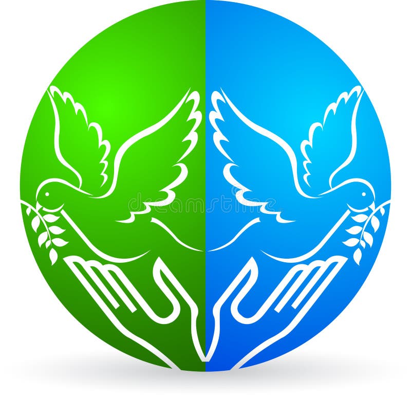 Peace dove stock vector. Illustration of curve, icon - 22087359