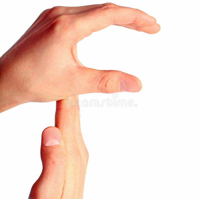 Hands represents letter F stock image. Image of school - 9158727