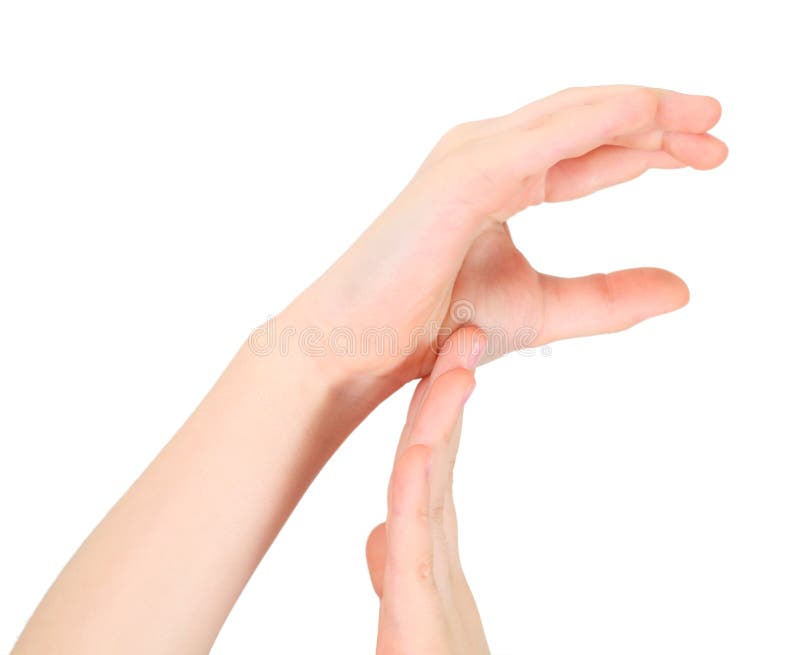 Hands represents letter m stock photo. Image of gesture - 9158764
