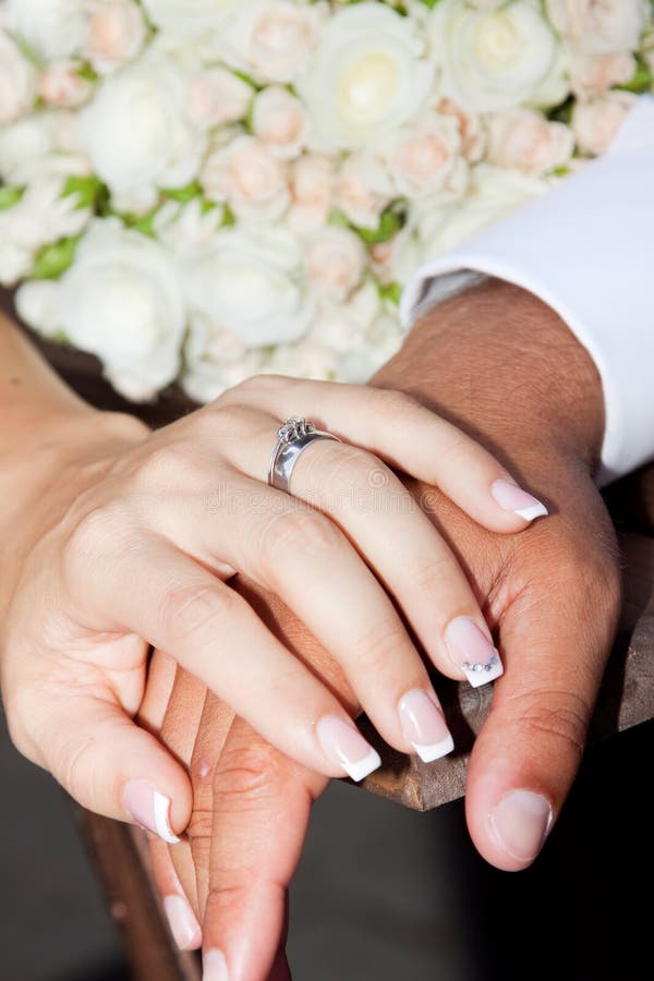 Hands and rings stock image. Image of bouquet, human - 21468431
