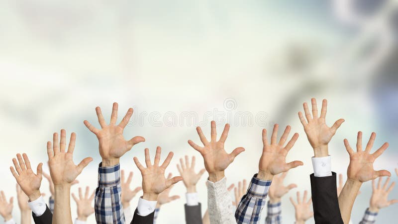 Hands rised up stock photo. Image of success, male, hands - 71337422