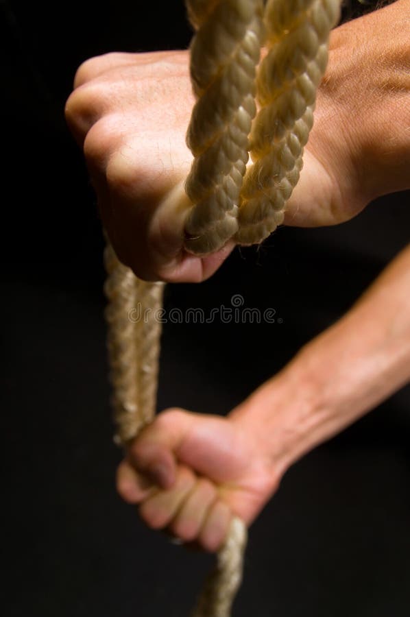 Hands and rope stock photo. Image of sport, power, space - 16215040