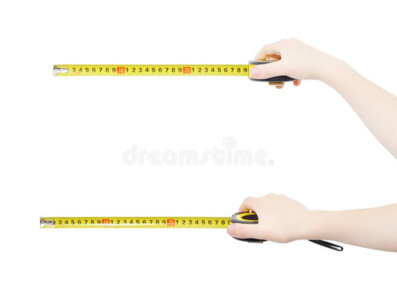 Hands with rulers stock image. Image of instrument, design - 24856603