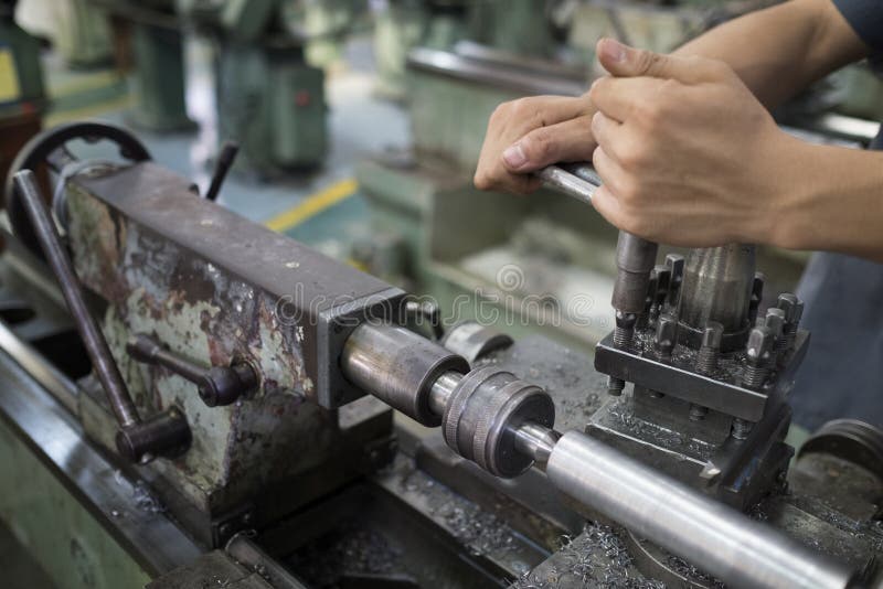 Hands are Setting Up with Machine Stock Photo - Image of chuck ...