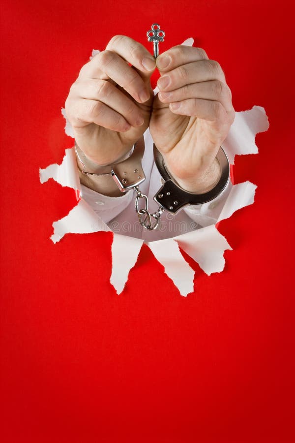 Open shackles stock image. Image of device, lives, cotton - 56454263