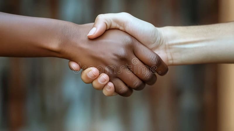Handshake Unity Diversity Collaboration Trust Agreement Stock Footage ...