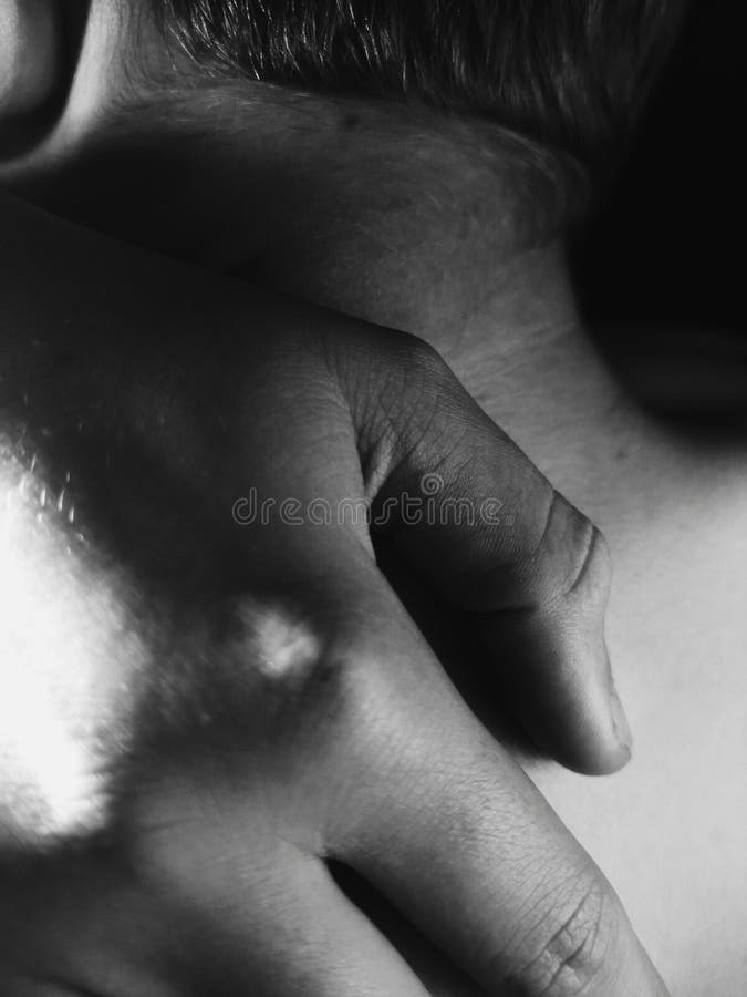 Hands on a shoulder stock image. Image of tranquil, girls - 2088183