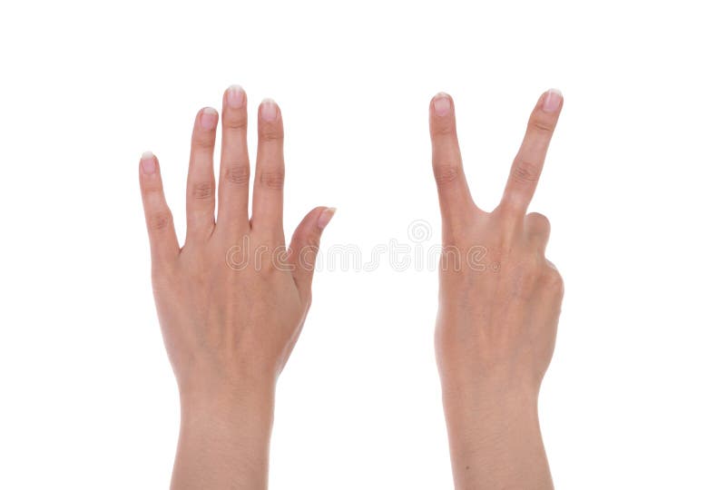 Hands Show the Number Seven Stock Photo - Image of male, gesturing ...
