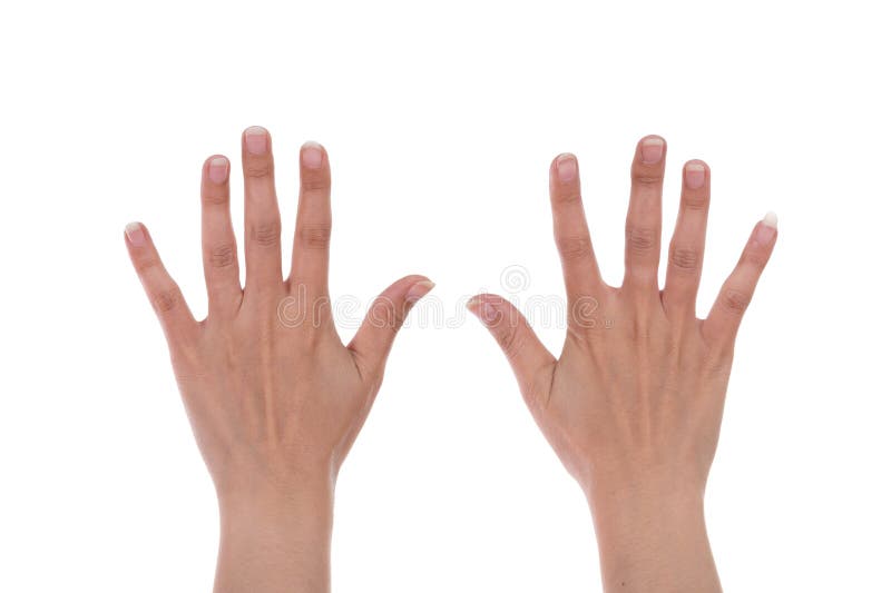 Hands show the number ten stock image. Image of young - 62238511