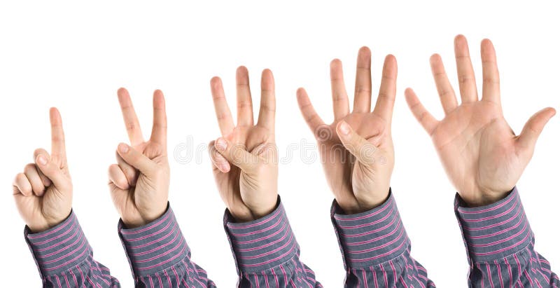 Hands showing numbers stock image. Image of help, count - 12726325
