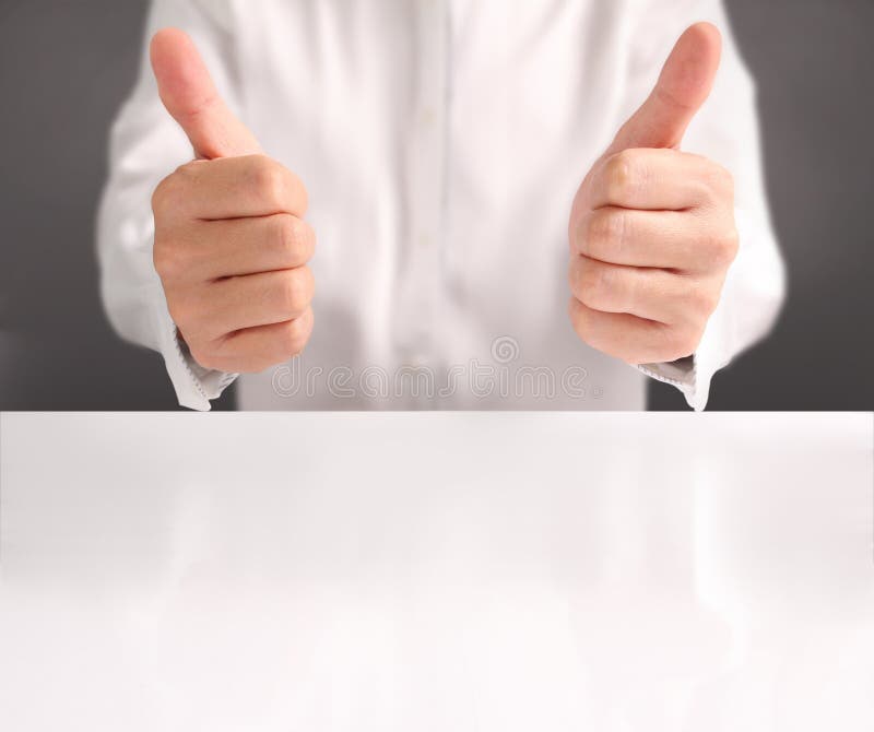 Hands Showing Thumb Up stock photo. Image of hand, people - 93531200