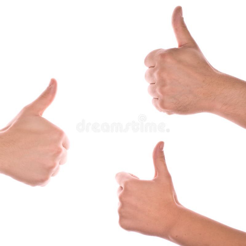 Hands showing thumbs up stock image. Image of arms, fine - 12726435