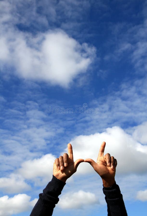 Hand Reaching Out Towards the Sky Stock Image - Image of goal, raised ...