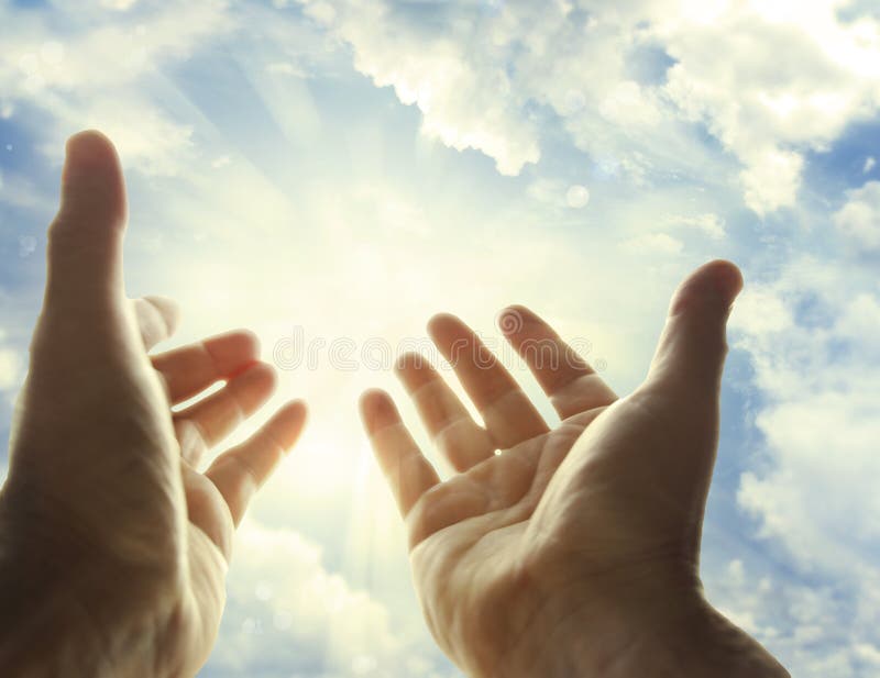 Hands of God stock photo. Image of experience, holy, giving - 23873488