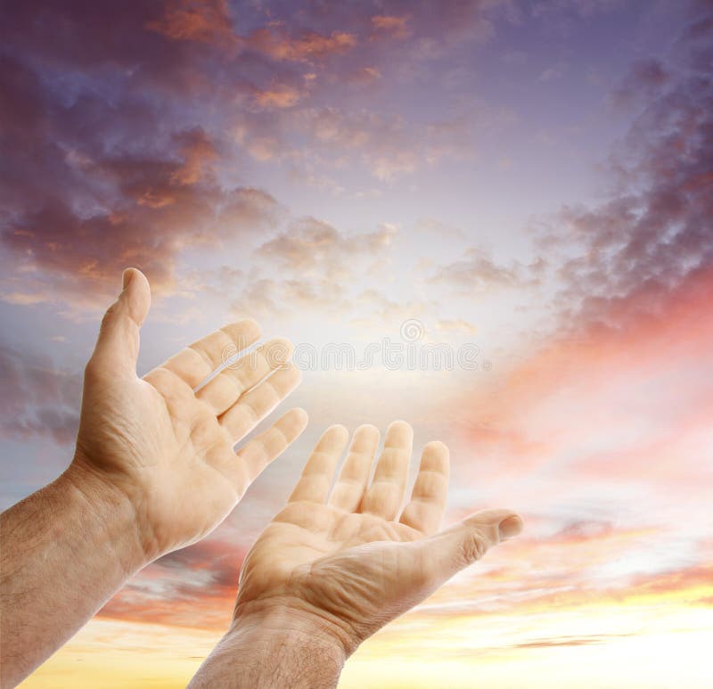 Hands in sky stock photo. Image of seeking, religious - 50878070