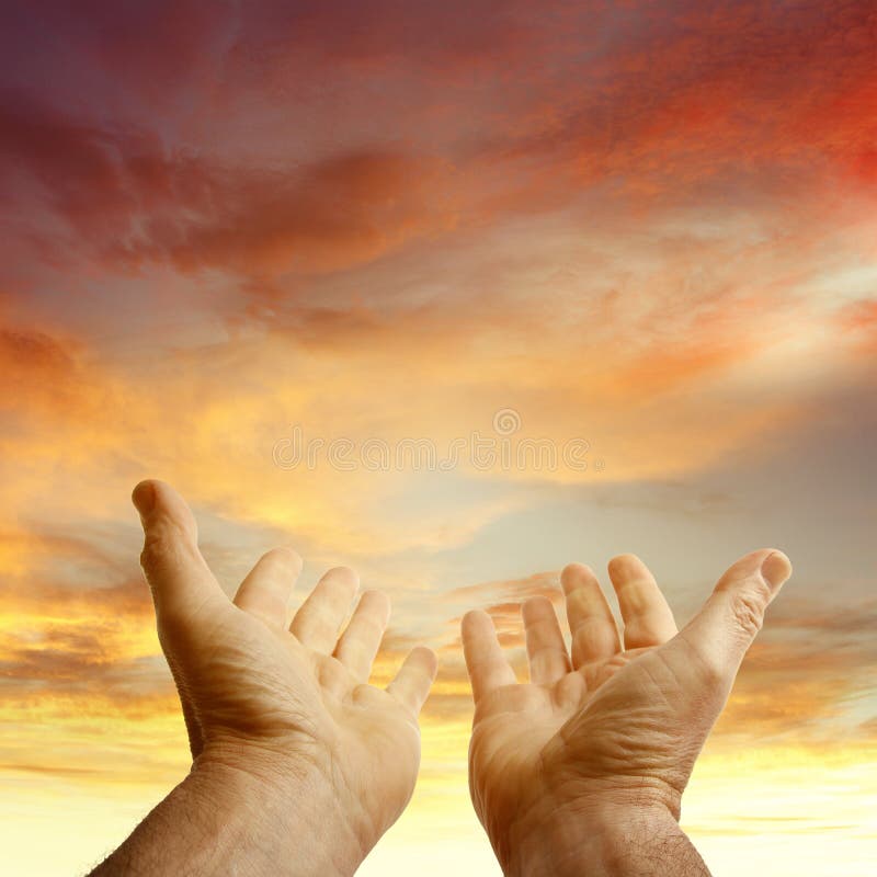 Hands in sky stock photo. Image of sunrise, seek, energy - 79125528