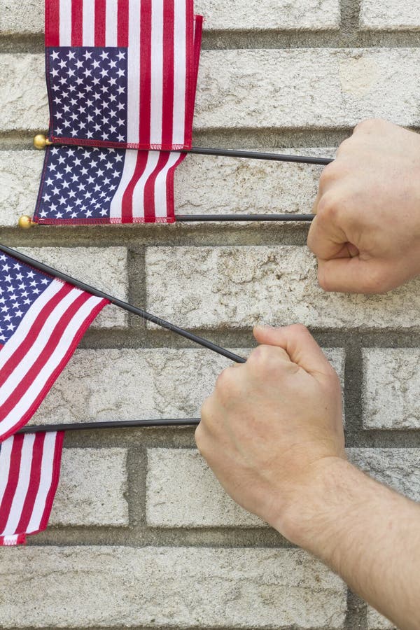 Hands Small Flags stock image. Image of blue, culture - 62556493