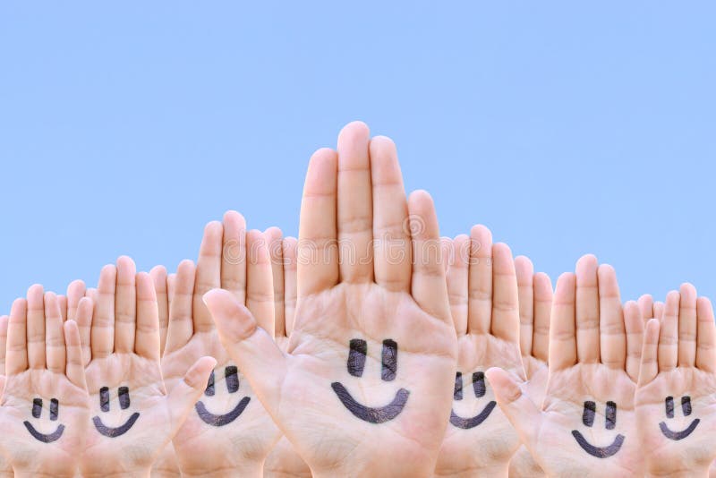 Hands and Smile stock image. Image of ideal, nail, face - 22546741