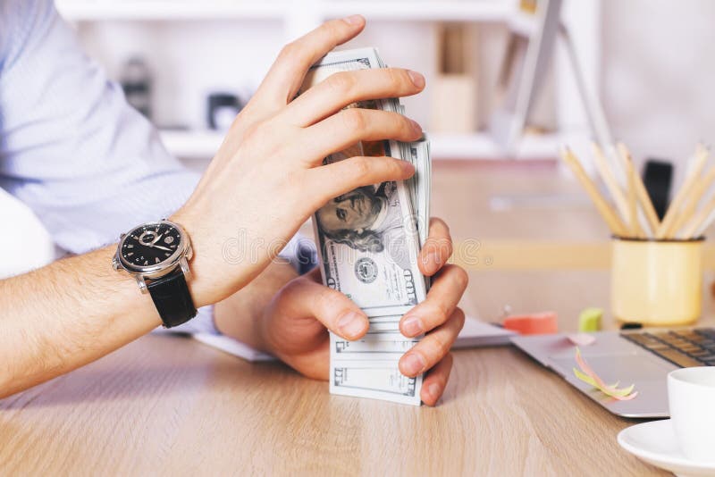 Hands Sorting Out Dollars Stock Photos - Free & Royalty-Free Stock ...