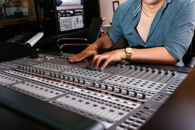 Sound engineer stock image. Image of audio, producer - 44941447