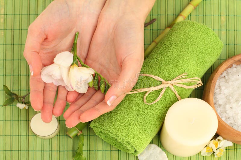 Hands spa stock photo. Image of salon, health, cosmetic - 23728986