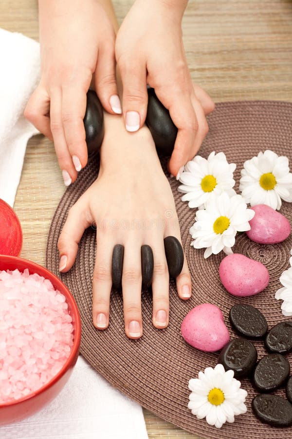 Hands spa treatment stock photo. Image of floral, pedicure - 19524126