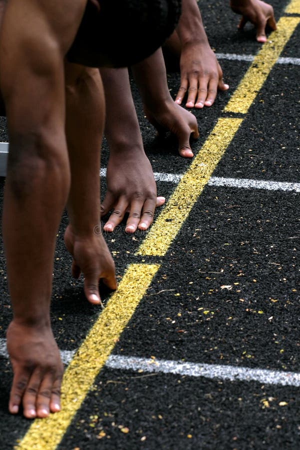 Starting line stock photo. Image of determination, athletics - 7565322
