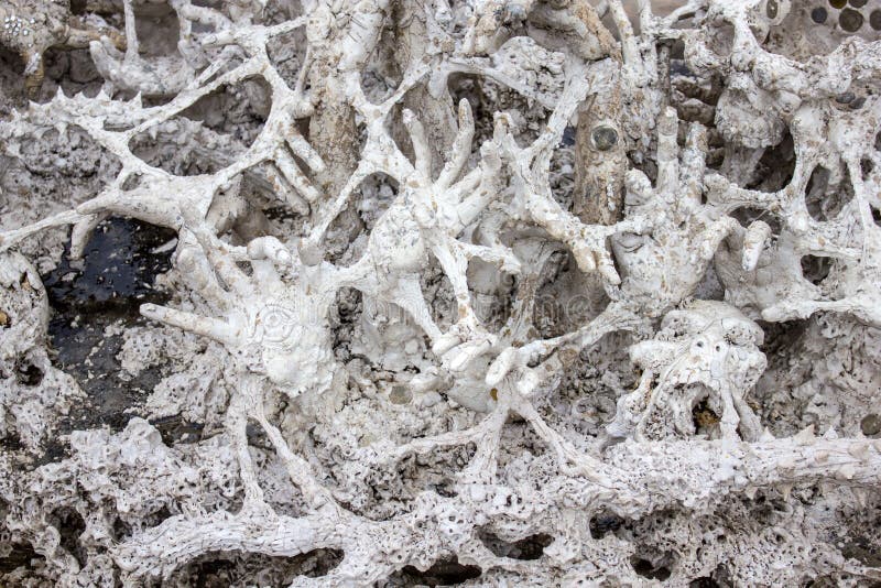Hands Statue from Hell from Hell at Wat Rong Khun Temple Stock Image ...