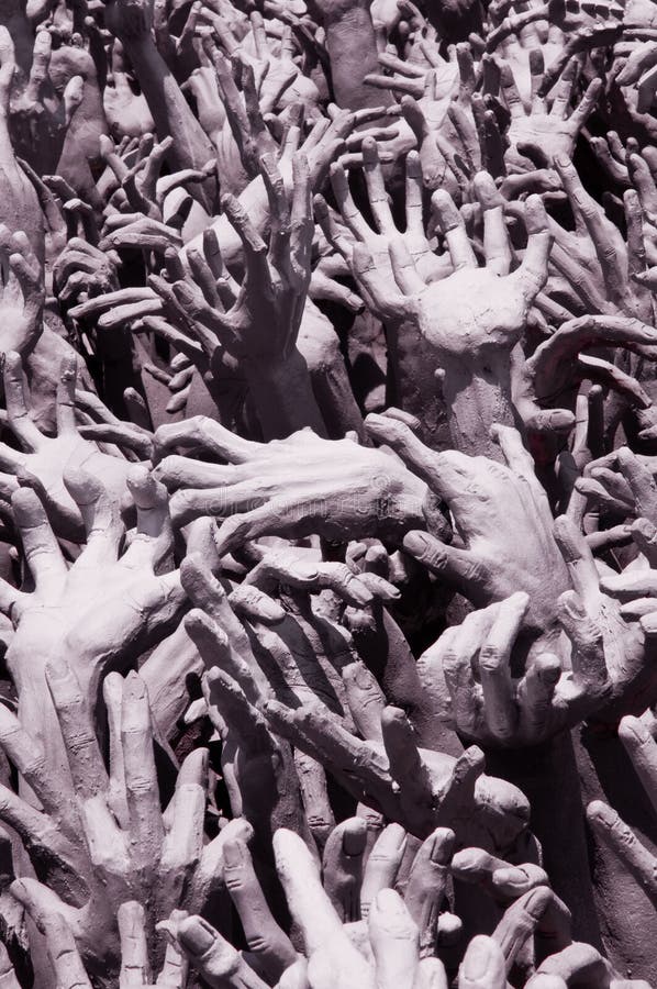 Hands Statue from Hell stock photo. Image of people, motion - 39240730