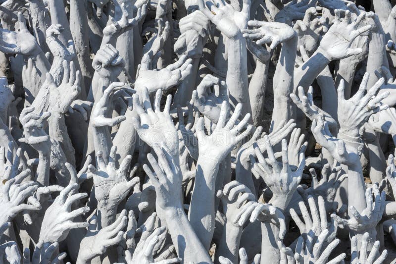 Hands Reaching Out To Each Other Stock Image - Image of background ...