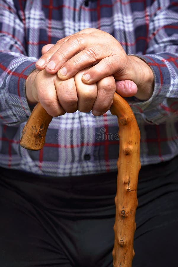 Hands and stick stock photo. Image of senior, hands, home - 38761056