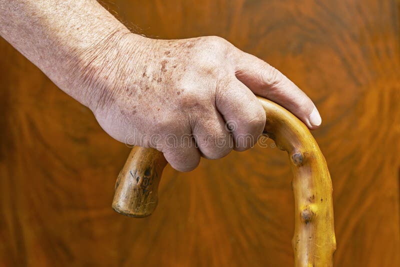 Hands and stick stock image. Image of aging, waiting - 59836831