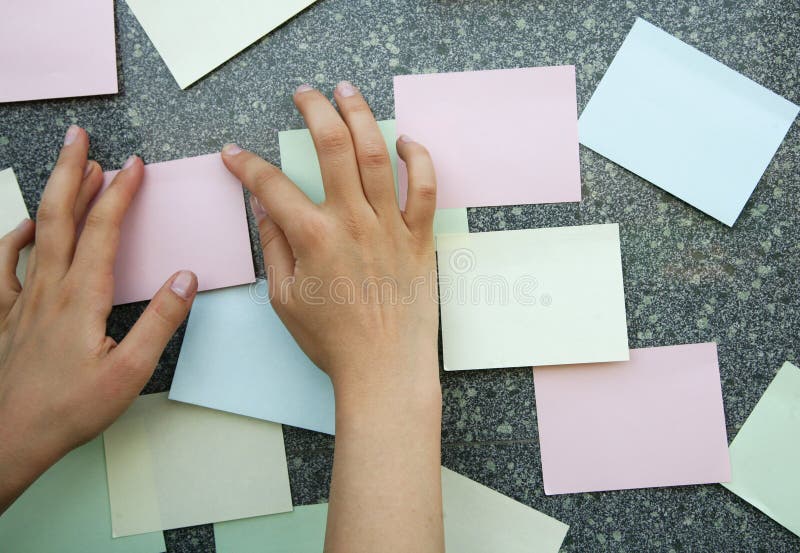 Hands with stickers stock photo. Image of pink, green - 11195208