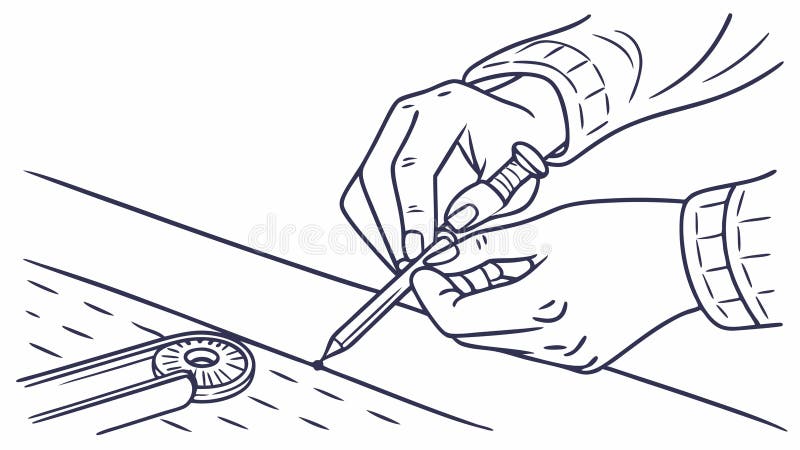 Hands Stitching Fabric with Needle and Thread, Sewing, Vector Design ...