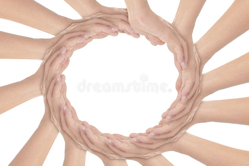 Hands Surrounding the Earth Stock Photo - Image of environmental, human ...