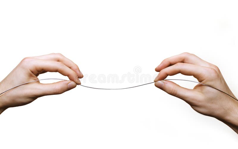 Hands suspending wire stock image. Image of wire, caucasian - 28648547