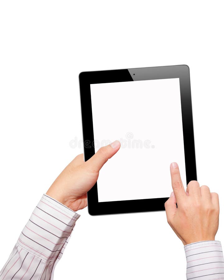 Flat tablet pc stock photo. Image of mobility, computer - 21654156
