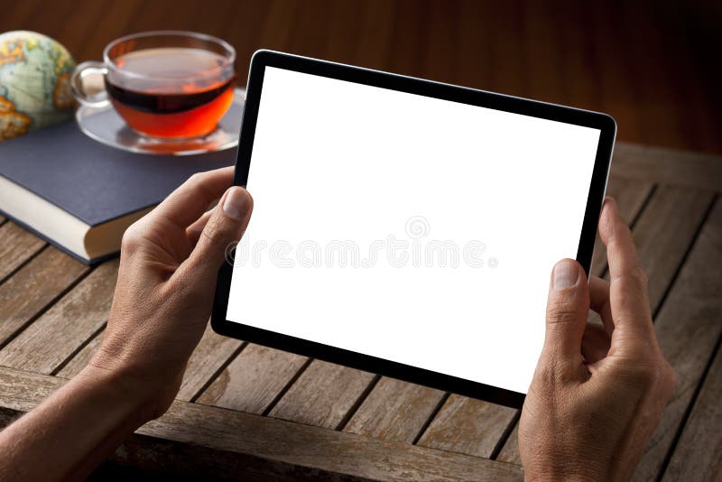 Computer on table stock image. Image of design, creativity - 71562313