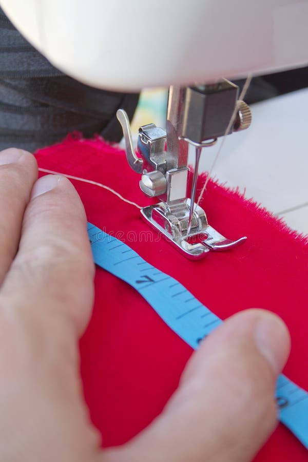 Hands of Tailor Sewing Clothes Stock Image - Image of handmade, hands ...