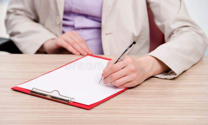 Hands Taking Notes in the Pad Stock Photo - Image of professional ...