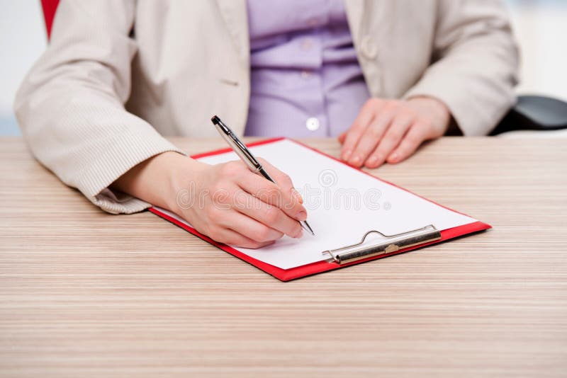 The Hands Taking Notes in the Pad Stock Photo - Image of professional ...