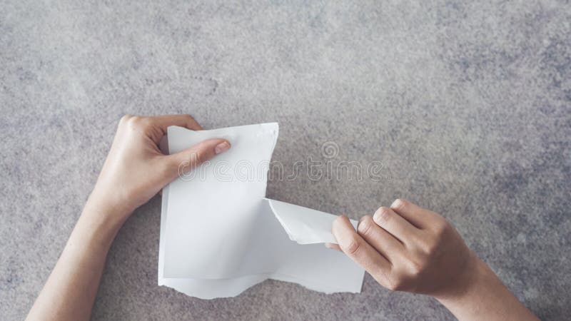 Hands tear paper stock photo. Image of concept, gesture - 29784918