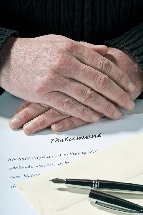 Testament stock photo. Image of documents, family, legalized - 18524524